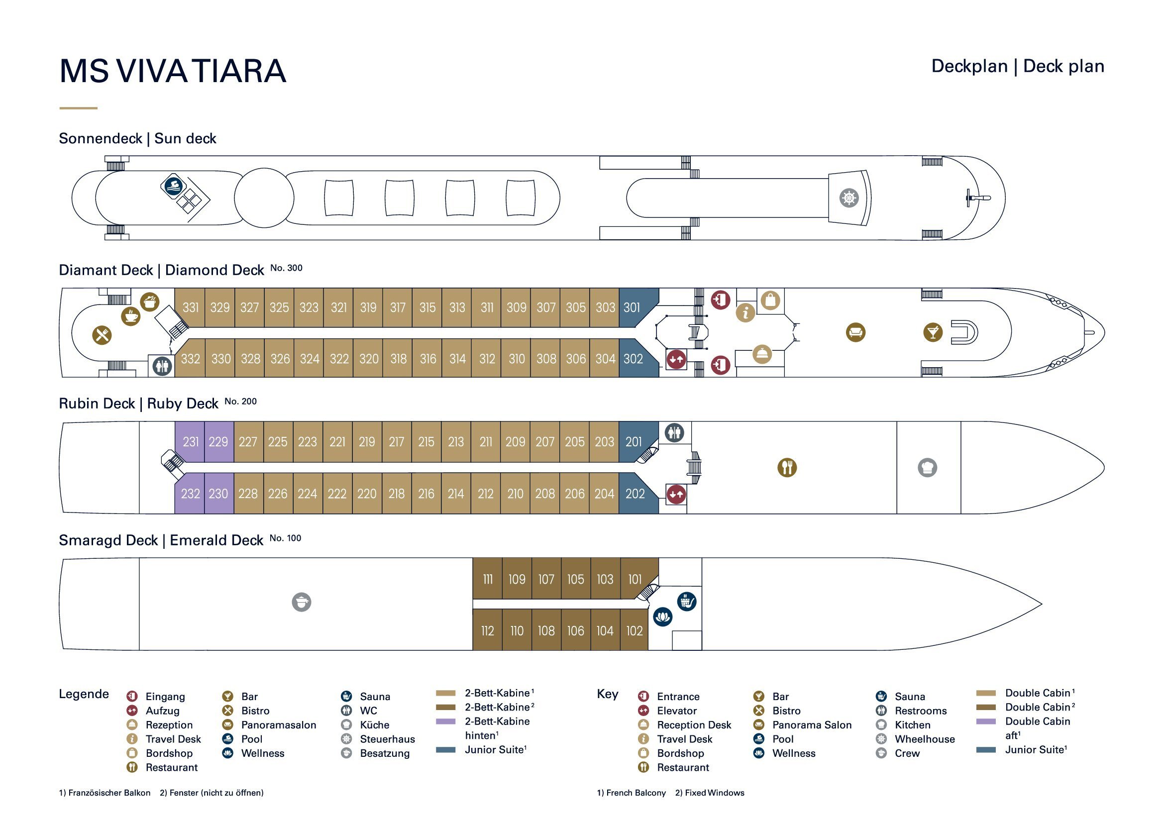 MS VIVA TIARA | VIVA Cruises